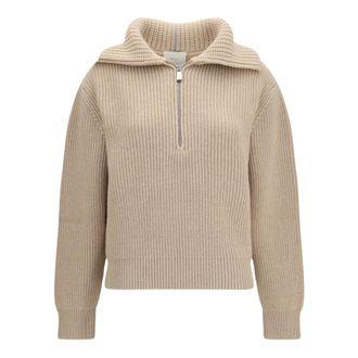 Malo Pull Col Roul&eacute; en Cachemire - Femme - Pulls - Beige - Taille: 34 FR