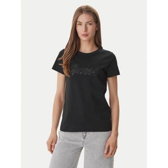 Guess T-Shirt W6GI08 K3023 Schwarz Regular Fit