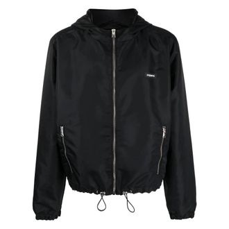 Coperni Schwarze Zipped Blouson Jacke - - Jackets - Damen - Schwarzk - M