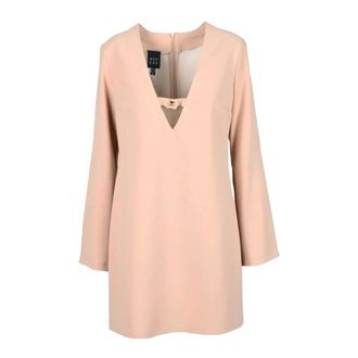 Access Fashion Schickes kurzes Kleid - - Dresses - Damen - Beige - L