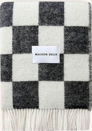 Maison Deux Maison Deux Plaid Checkerboard schwarz