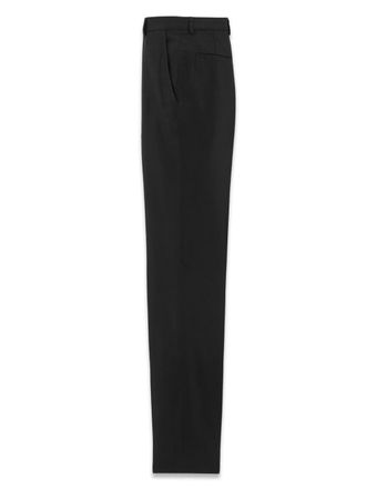 Saint Laurent High-Waisted Tailored Trousers - Black