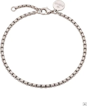 Purelei Box Chain Armband, verstellbare L&auml;nge