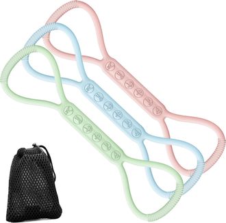 Generic Schulter-Stretchb&auml;nder, Brust-Widerstandsb&auml;nder, 8 Form-&Uuml;bungsb&auml;nder, tragbares Trainingsger&auml;t, Yoga-Zubeh&ouml;r, Pilates, Krafttraining