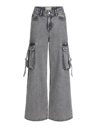 Jack & Jones JXTOKYO Wide Cargo MW Jeans DNM