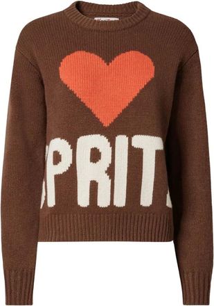 Saint Barth Femme, Pulls, Brun, Taille: 36 FR Pull ras du cou