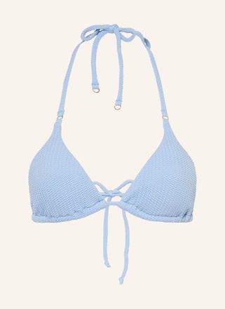 Seafolly Triangel-Bikini-Top Sea Dive blau
