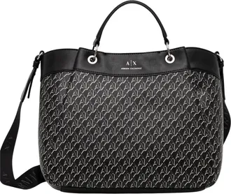 A|X Armani Exchange Femme, Sacs, Noir, Taille: ONE Size Grand Sac Cabas
