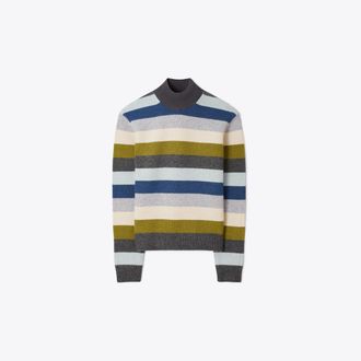 Tory Burch Wollpullover mit Stehkragen