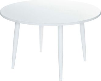 M&S Collection M&s - Table ronde en aluminium Blanc &oslash; 125x73 cm