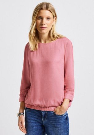 Street One Langarmbluse mit Elastiksaum