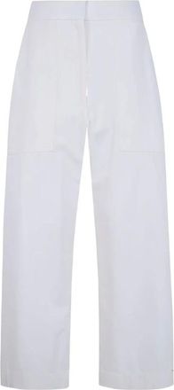 STUDIO NICHOLSON Femme, Pantalons, Blanc, Taille: 34 FR Wide Pantalons