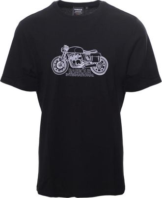 Barbour Homme, Tops, Noir, Taille: S Colgrove Moto T-Shirt