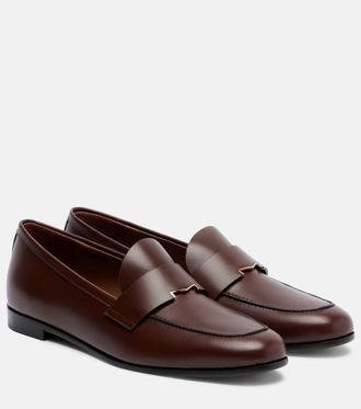 Max Mara Mocassins en cuir &agrave; ornements