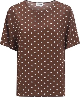 P.A.R.O.S.H. P.a.r.o.s.h., Femme, Tops, Brun, Taille: 36 FR T-Chemises