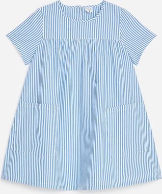 Arket Baumwollkleid -Blau