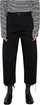 People (+) People, Femme, Jeans, Noir, Taille: W28 Marion Cropped Jeans