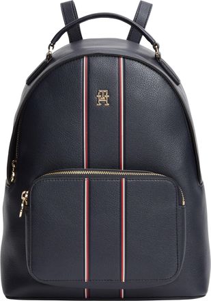 Tommy Hilfiger Damen Th Daily Backpack Corp Aw0aw18851 Rucksack, Blue (Space Blue)