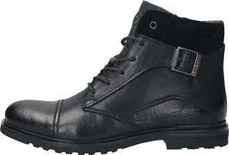 Bugatti Herren Schnürstiefel, Männer Stiefel,uebergangsstiefel,uebergangsschuhe,schnürboots,halbstiefel,schnürung,schwarz (1000),41 EU / 7 UK