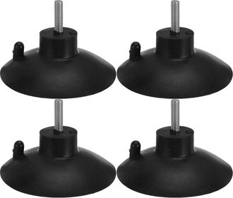 Lurrose SOIMISS 4 St&uuml;ck Schraub-saugnapff&uuml;&szlig;e f&uuml;r Gewerbliche Pommes- Abnehmbare rutschfeste Kunststoff-gleiter f&uuml;r M&ouml;bel und K&uuml;chenger&auml;te Anti-rutsch Pads f&uuml;r