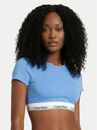 Calvin Klein Underwear T-Shirt LV00QF8495 Himmelblau Slim Fit