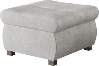 Mirjan24 Polsterhocker Sitzbank Orkan klein Hocker Sitzhocker Modern Pouf Fu&szlig;bank Sitzm&ouml;bel 60x60 (Zoya 01)