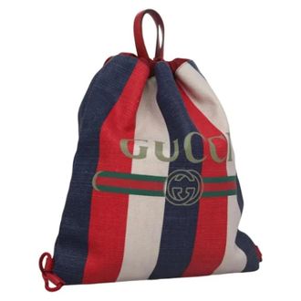 Gucci Pre-owned Canvas ruckscke - - Pre-owned - Damen - Mehrfarbig - ONE SIZE