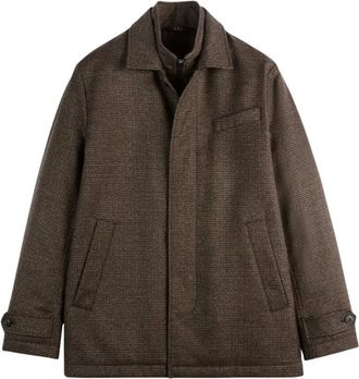Fay Homme, Manteaux, Brun, Taille: XL Morning Coat Corto