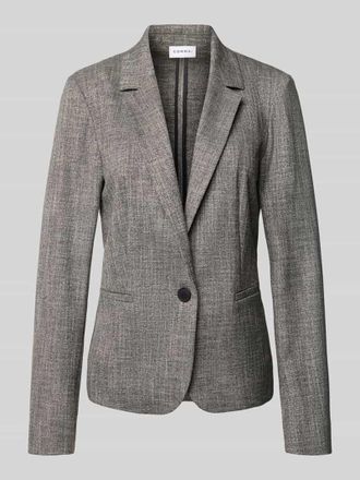 Comma Slim Fit Blazer mit Reverskragen und Paspeltaschen