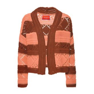 La DoubleJ Sommer Bolero - - Knitwear - Damen - Rosa - L