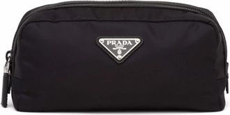 Prada Re-Nylon Triangle-logo Wash Bag