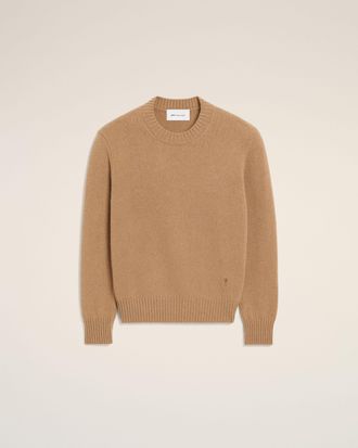 Ami Ami Paris - Pull marron en cachemire Ami de Coeur Camel - Taille : XL - pour Homme