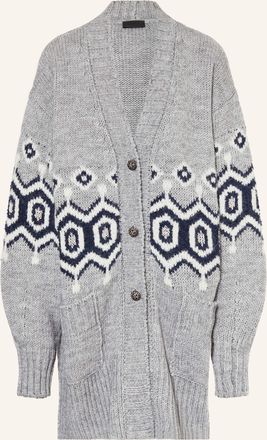 Liu Jo Liu Jo Strickjacke Mit Glitzergarn grau