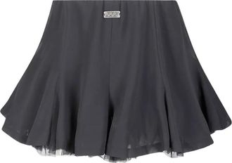 Avavav Avavav, Femme, Jupes, Noir, Taille: 38 FR Mini-jupe en tulle