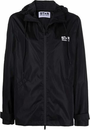 Golden Goose Homme, Vestes, Noir, Taille: S Coupe-vent Star