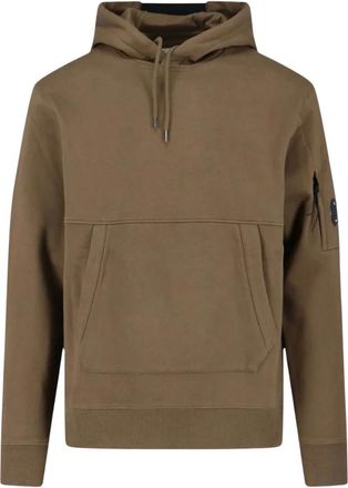 C.P. Company C.p. Company - SweaT-shirt &agrave; capuche avec d&eacute;tail Lens - Homme - Sweatshirts et sweats &agrave; capuche - Vert - Taille: M