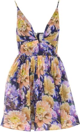 Zimmermann Robe Courte - Violet