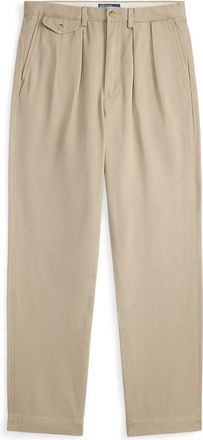 Ralph Lauren Chino Whitman aus Baumwolle mit doppelter Bundfalte, Relaxed Fit in