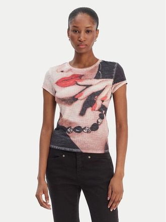 Guess T-Shirt W6RI49 KCCG0 Bunt Regular Fit