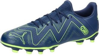 Puma Chaussures de Football Future Play FG/AG pour Homme, Persian Blue Pro Green, 42 EU