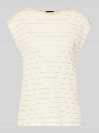 s.Oliver Black Label Regular Fit T-Shirt mit Leinen-Anteil