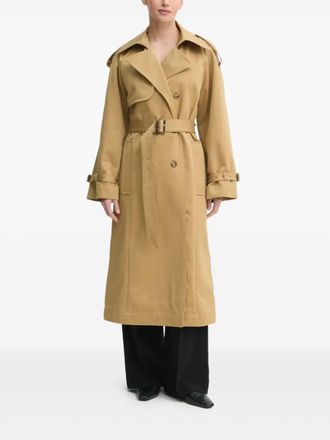 IVY OAK manteau ceintur&eacute; &agrave; boutonni&egrave;re crois&eacute;e - Marron