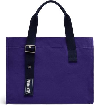 Vilebrequin Femme, Sacs, Violet, Taille: ONE Size Petit Sac de Plage en Coton