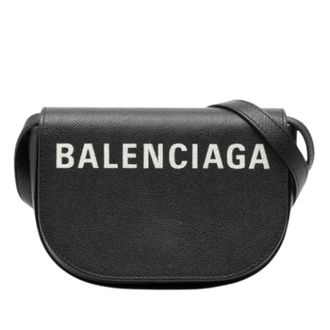 Balenciaga Sac bandouli&egrave;re en cuir Pre-owned - Femme - Pre-owned - Noir - Taille: ONE Size