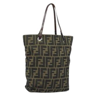 Fendi Pre-owned Zucca Canvas Handtasche - - Pre-owned - Damen - Braun - ONE SIZE