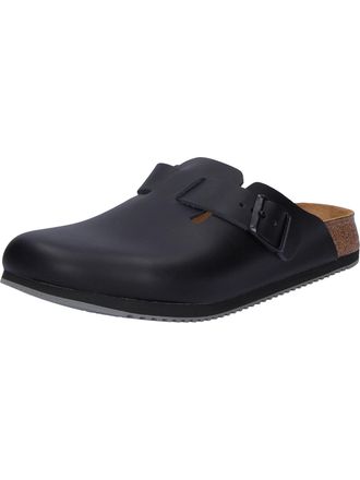 Birkenstock Pantolette BIRKENSTOCK Boston SL, Damen, Gr. 35, schwarz, Obermaterial: 100% Rindsleder Leather cow., Schuhe Pantolette, Topseller