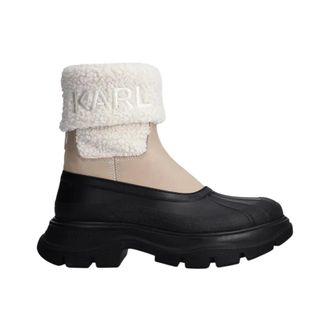 Karl Lagerfeld Luna Snow Boot - Femme - Chaussures - Beige - Taille: 40 EU