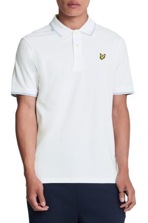 Lyle & Scott Poloshirt Herren - Kurze &Auml;rmel Herren Poloshirt mit bunter Einfassung am Kragen aus hochwertiger Baumwolle mit Elastan | Gr&ouml;&szlig;en XS-XXL