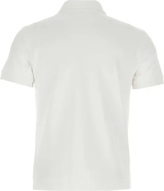 Ami Cotton Piquet Polo Shirt - White