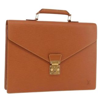 Louis Vuitton Pre-owned Epi Leder Aktentasche - - Pre-owned - Damen - Braun - ONE SIZE